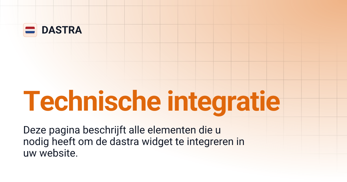 Technische integratie | DASTRA