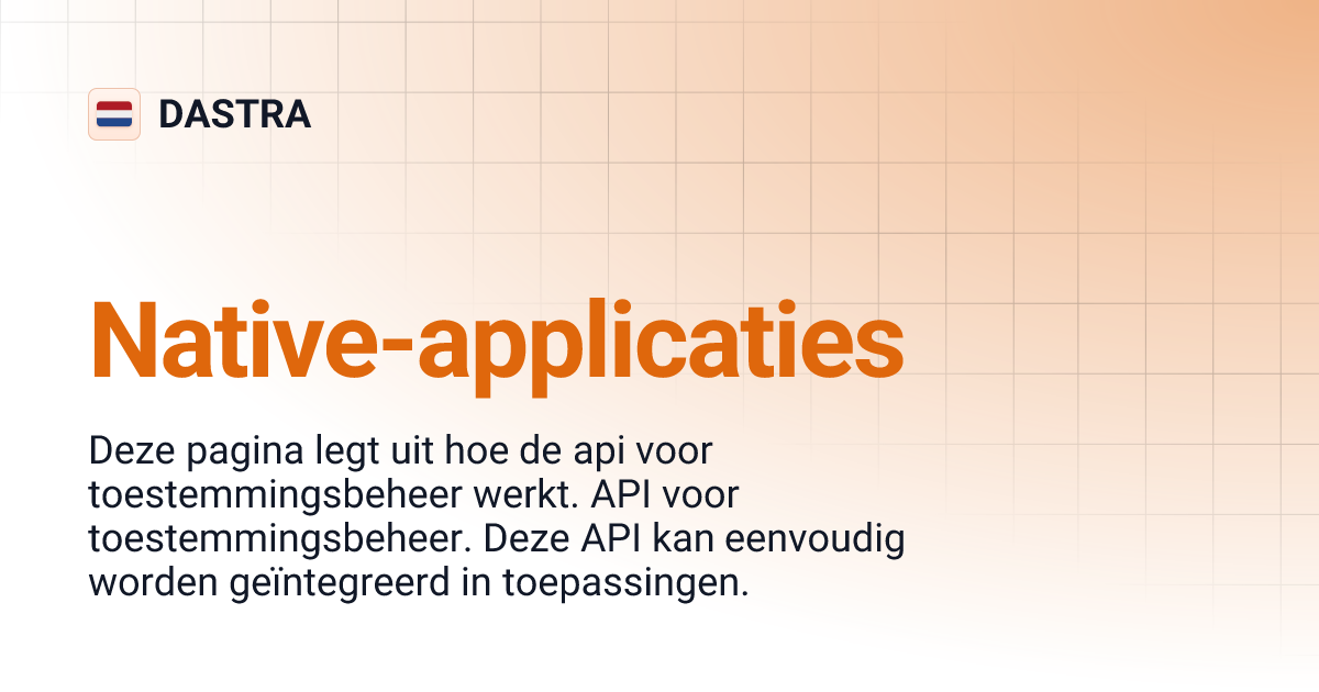 Native-applicaties | DASTRA